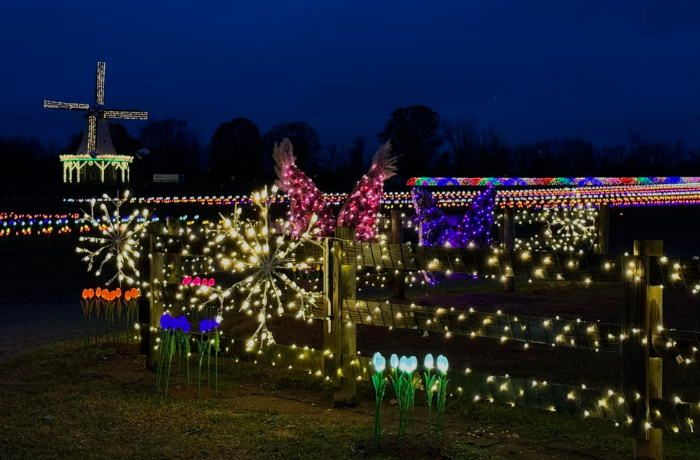Winter Wonderland NJ | Holiday Lights & Tulips at Holland Ridge Farms